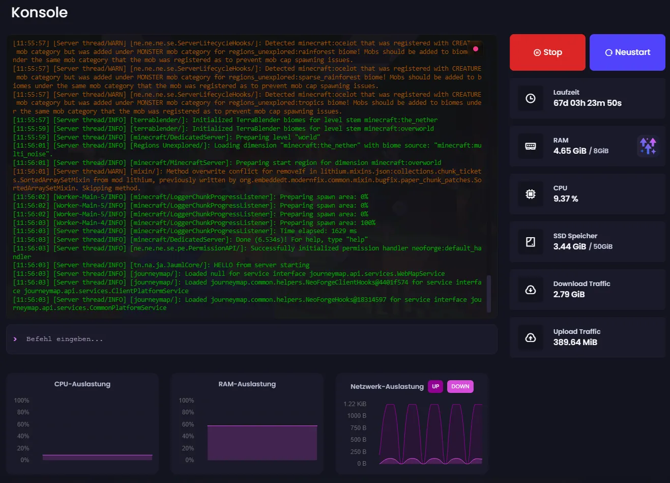 ByteBlitz.de | Premium Game-Server ab 2,49€/Monat